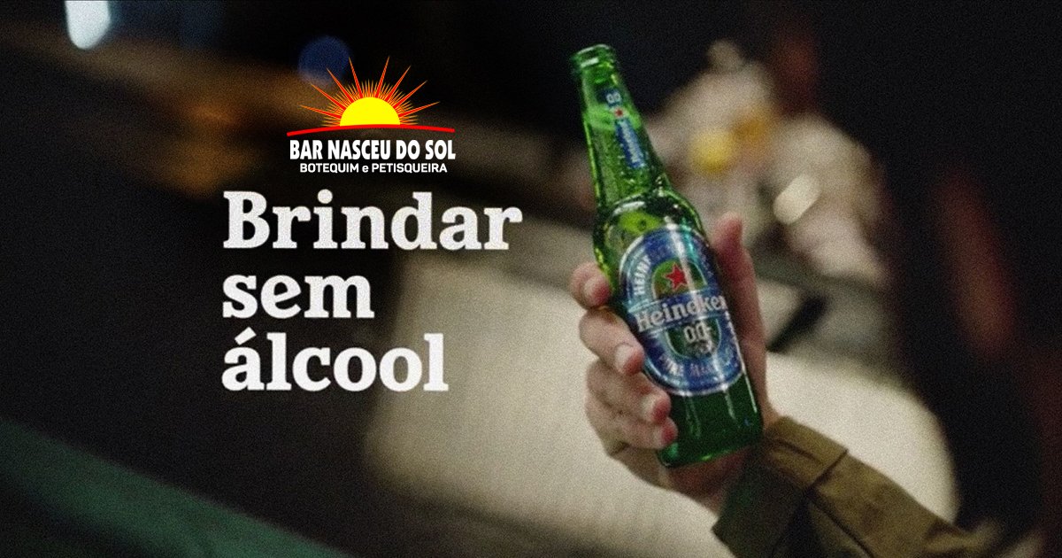 Bebidas sem Álcool | Bar Nasceu do Sol