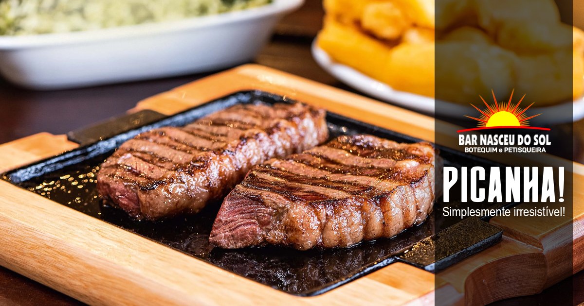Picanha na Chapa | Bar Nasceu do Sol